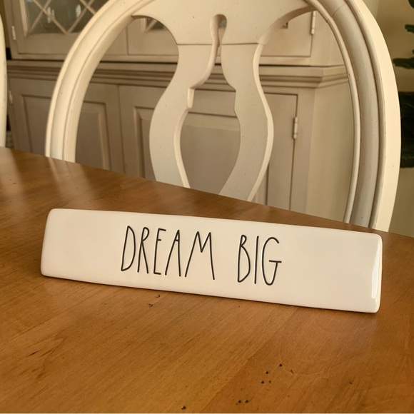 Rae Dunn | Office | Rae Dunn Dream Big Ceramic Desk Sign | Poshmark